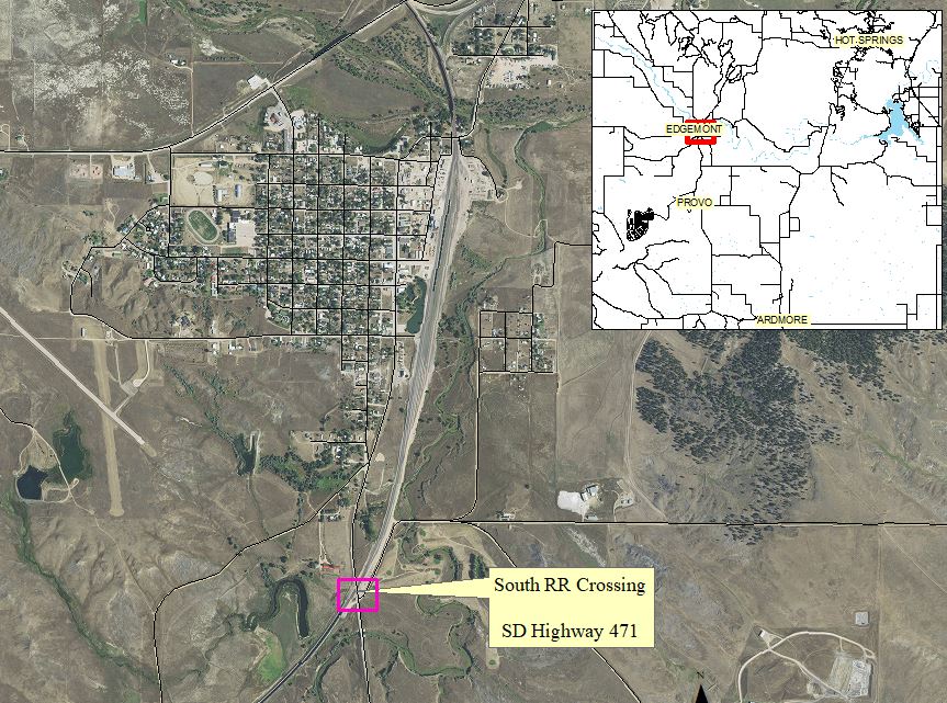 RR Crossing Closed - Edgemont - Fall River County, South Dakota
