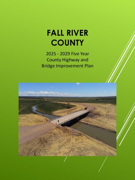 2025-2029 Fall River County Road Plan - Fall River County, South Dakota